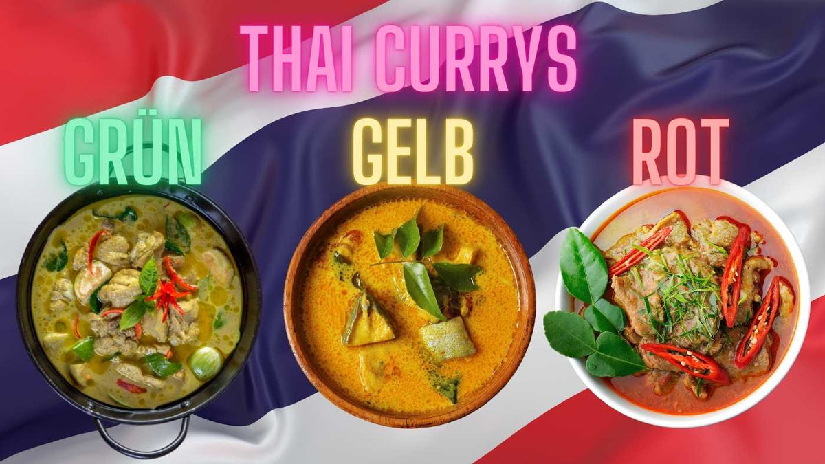 Unterschied zwischen Currys: Rot Gelb Grün - einfach erklärt! – Yak Thai